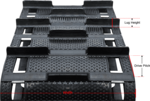 Snowblower Tracks - VEJEETRACK-Rubber Track Manufacturer